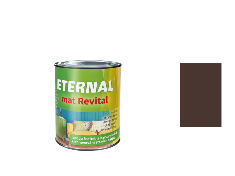 ETERNAL mat Revital 0,35 kg | RAL 8017 | Tmavě hnědý (do 6/2023 ...